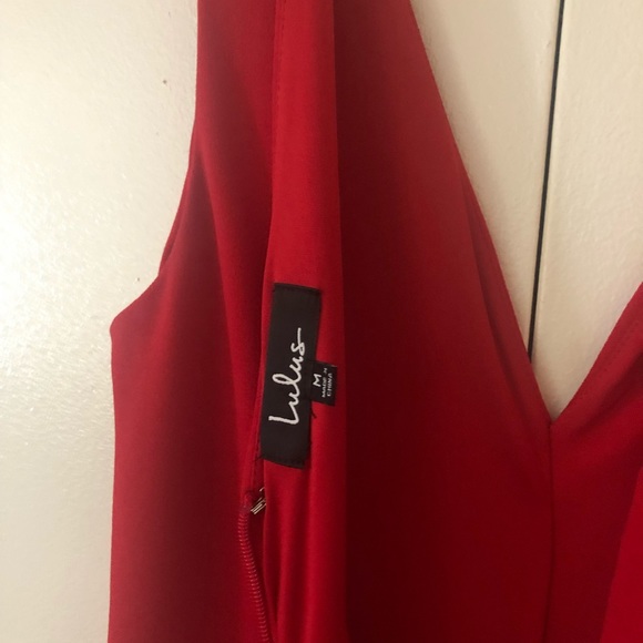 Dresses | Lulus Red Maxi Dress | Poshmark